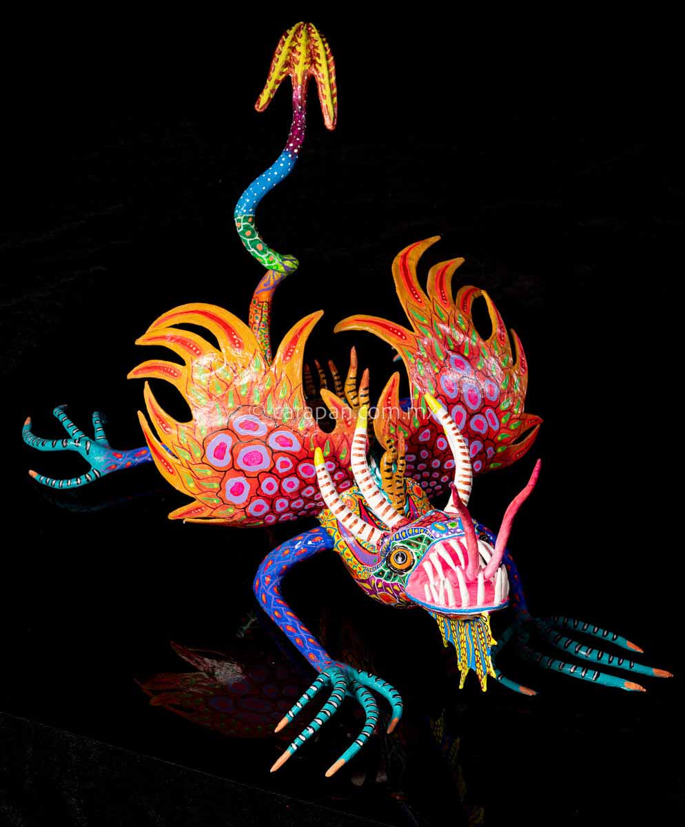 Big Alebrije Mexican Dragon for Wall Hanging Amazing! – CARAPAN ...
