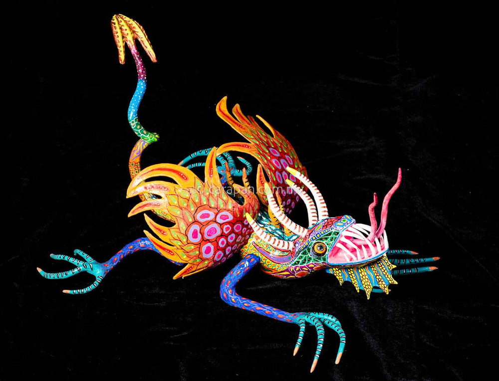 Big Alebrije Mexican Dragon for Wall Hanging Amazing! – CARAPAN ...