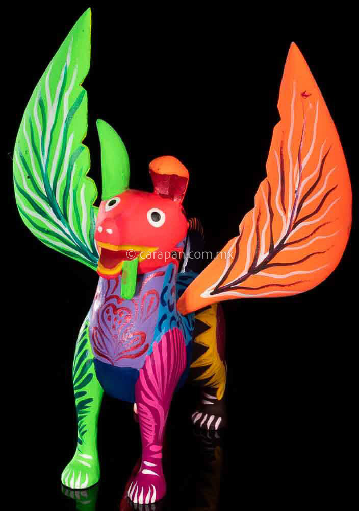 Dante Xoloitzcuintle Dog Coco Style Alebrije Vibrant! – CARAPAN ...